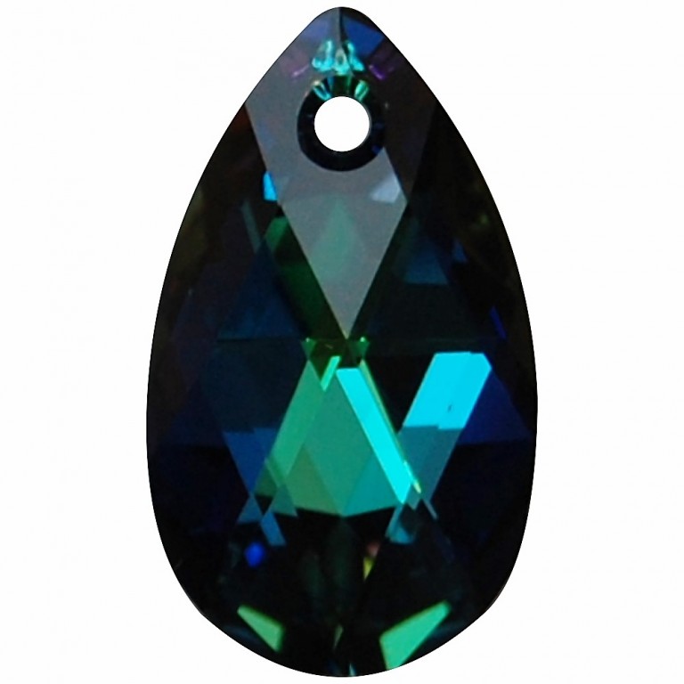 Hruška 6106 MM 22 CRYSTAL MERIDIAN BLUE - Přívěsek Secret Crystals ...