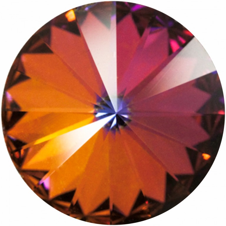 RIVOLI 1122 MM 12, 12mm, CRYSTAL VOLCANO F - Secret Crystals KOMPONENTY ...