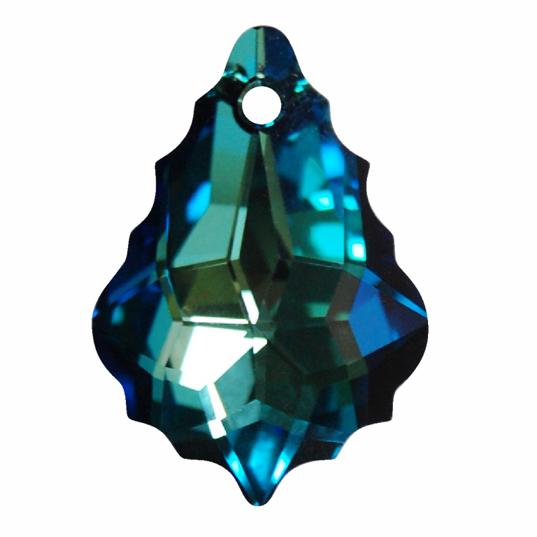 BAROKO 6090 MM 22x15 CRYSTAL BERMUDA BLUE - Přívěsek Secret Crystals ...